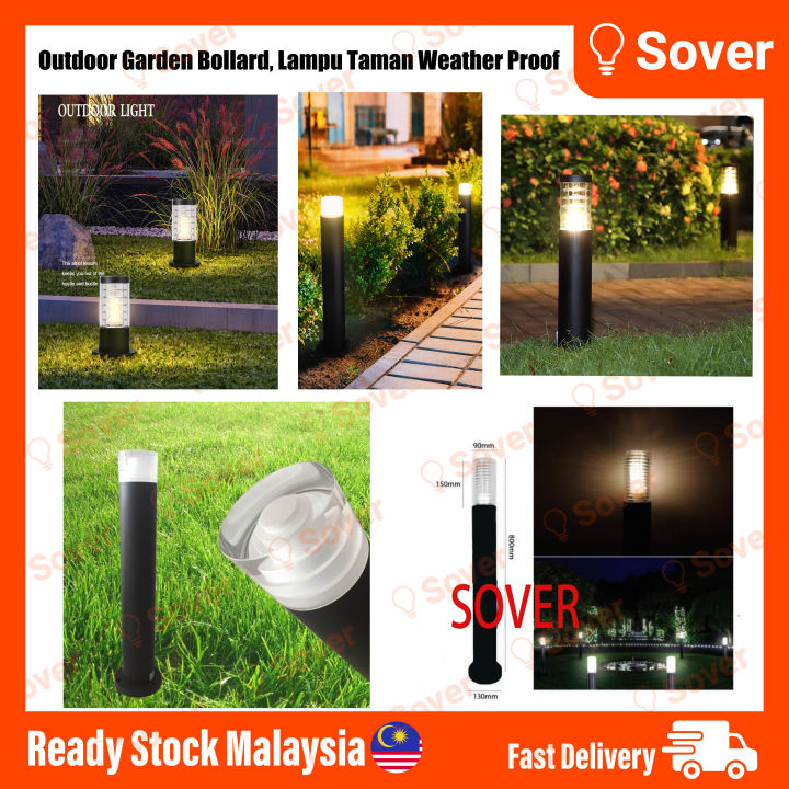 Latest Outdoor Garden Light Bollard, Lampu Taman Weather Proof | Lazada
