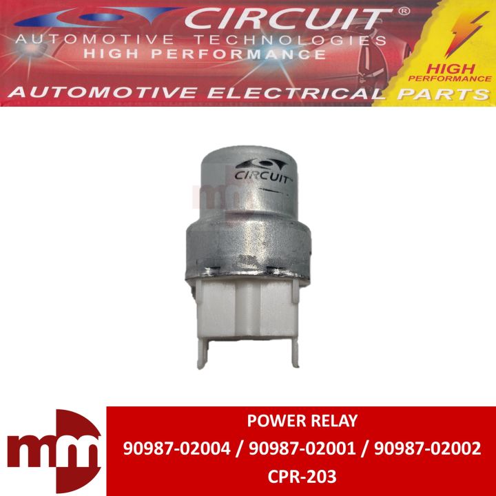 CIRCUIT Power Relay for TOYOTA M4 12volts (90987-02004 / 90987-02001 / ...