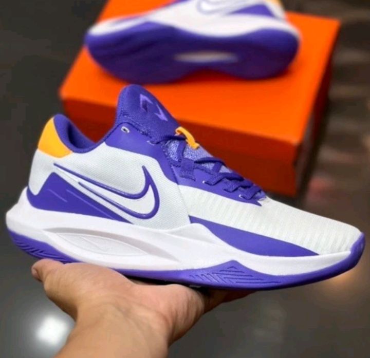 Spike precision 6 New color way Rubber basketball shoes with box for ...