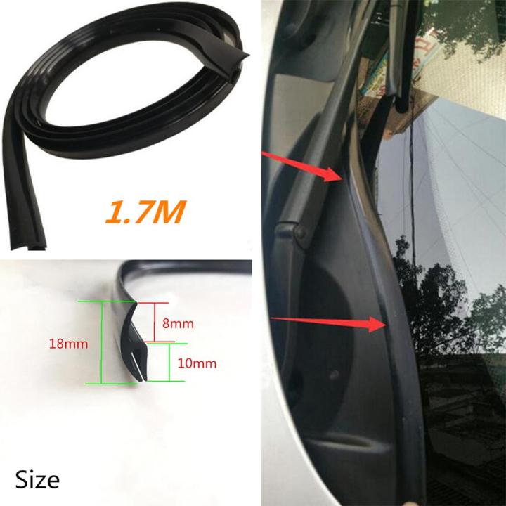 1.7M SuperRide Universal Auto Car Front Windshield Window Seal Moulding ...