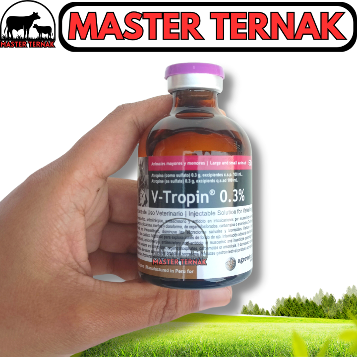 V TROPIN 0.3% 50 ml - Atropin Hewan Sapi Anjing Kucing Kambing Vitropin ...