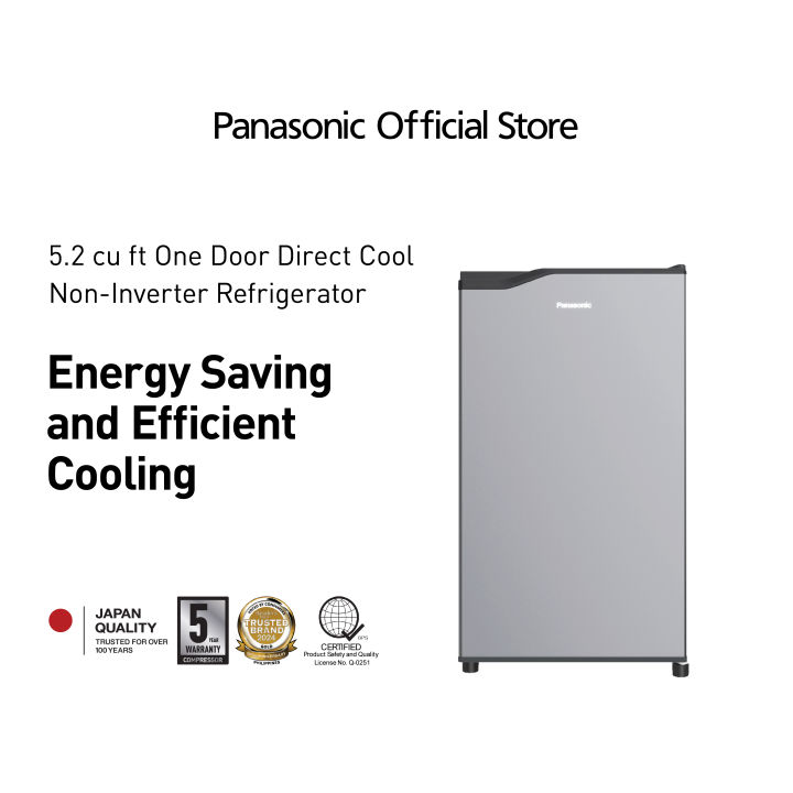 Panasonic NR-AQ151NS 5.2 cu. ft. 1 Door Direct Cool Non-Inverter ...