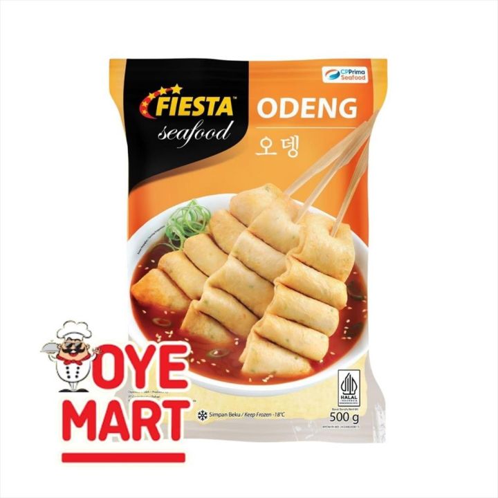 FIESTA SEAFOOD ODENG 500GR KOREAN FISH CAKE/IKAN OLAHAN/EOMUK | Lazada ...