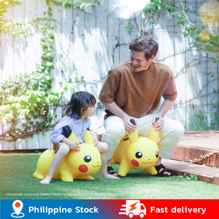 💥Dream Best🔥 Pokemon Air Pikachu Riding Toy Hopper Inflatable Jumping ...