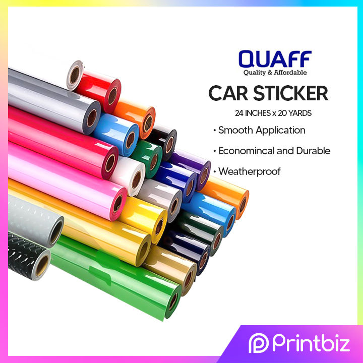 QUAFF Car Sticker 24"x10yards (PER ROLL) | Lazada PH