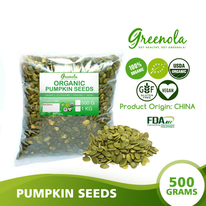 Greenola Organic Pumpkin Seeds (Wholesale) 250g | 500g | Lazada PH