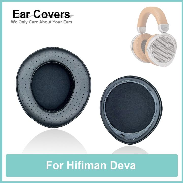 แผ่นรองหูฟัง Deva สำหรับ Hifiman Deva,แผ่นรองหูฟังนุ่มสบายหนังแกะ | Lazada.co.th