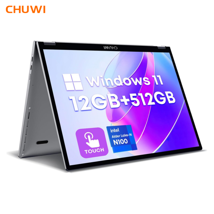 CHUWI MiniBook X Tablet Laptop 2-in-1 Yoga Mode Intel N100 10.51 Inch ...