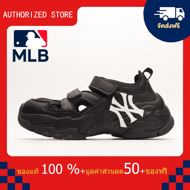MLB Sports sandals-MLB Street Style Logo Black unisex Anti-slip and ...
