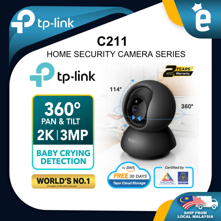 TP-LINK TAPO C211 2K QHD Pan/Tilt Home Security Wi-Fi Camera | Lazada