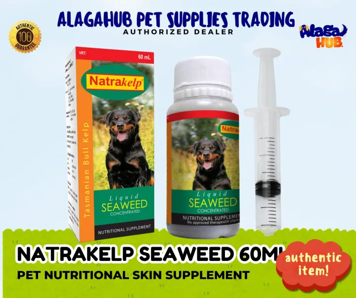 ALAGA NATRAKELP LIQUID SEAWEED PET DOG SUPPLEMENT FOR HAIR LOSS SKIN ...