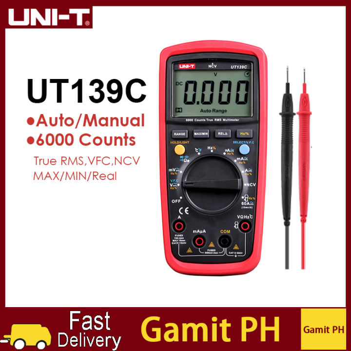 [Gamit PH]Original UNI-T UT139C Digital Multimeter Auto Range True RMS ...