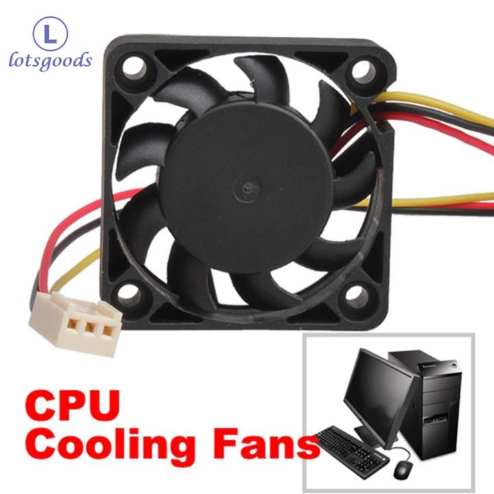 【New Arrival】 3Pcs 3 Pin 40mm Computer CPU Cooler Cooling Fan PC 4cm ...