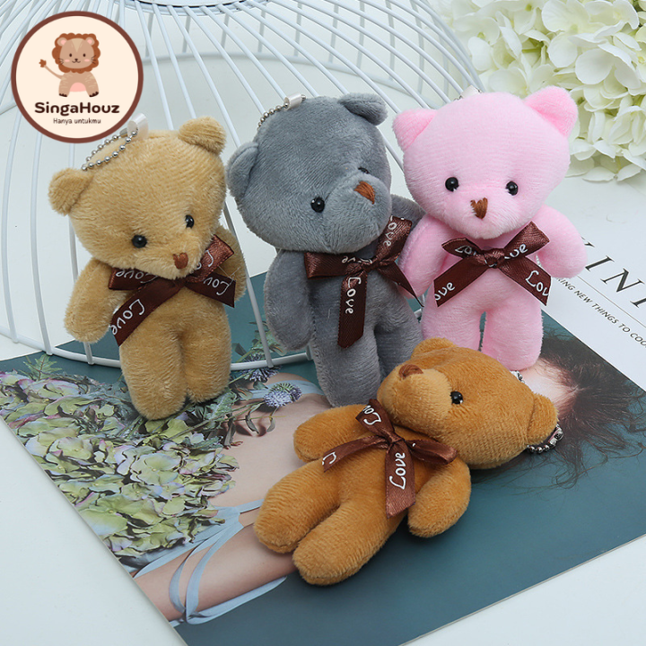 Toy Mini Bear Cute Small Size Bear Doll Suitable for Bouquet Gift DIY ...
