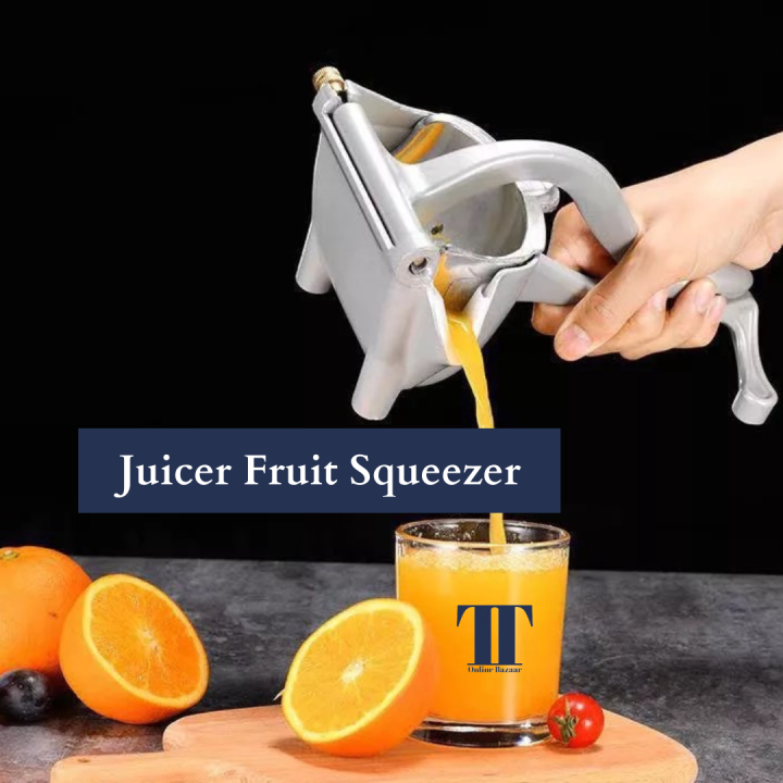 Juicer Hand Squeezer, Manual Fruit Juicer. Aluminium Alloy Juice Press ...