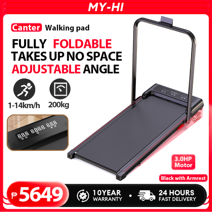 MY-HI Treadmill foldable walking pad exercise equipment for women ...