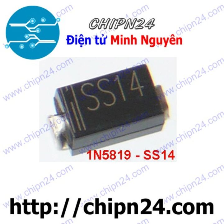 [10 con] (KX) Diode Dán SS14 SMA 1A 40V 1N5819 (SMD Dán) [Diode xung] | Lazada.vn