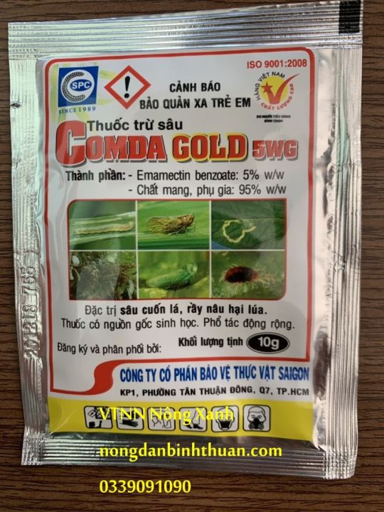 Thuốc Trừ sâu sinh học comda gold 5wg Bộ 5 gói | Lazada.vn