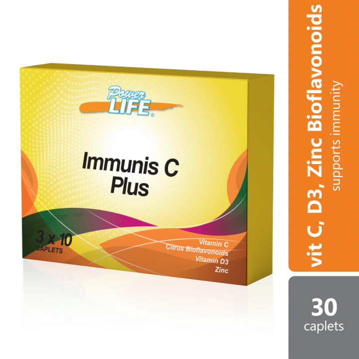 Powerlife Immunis C Plus 3x10s (Support Immunity - Vitamin C, Citrus ...