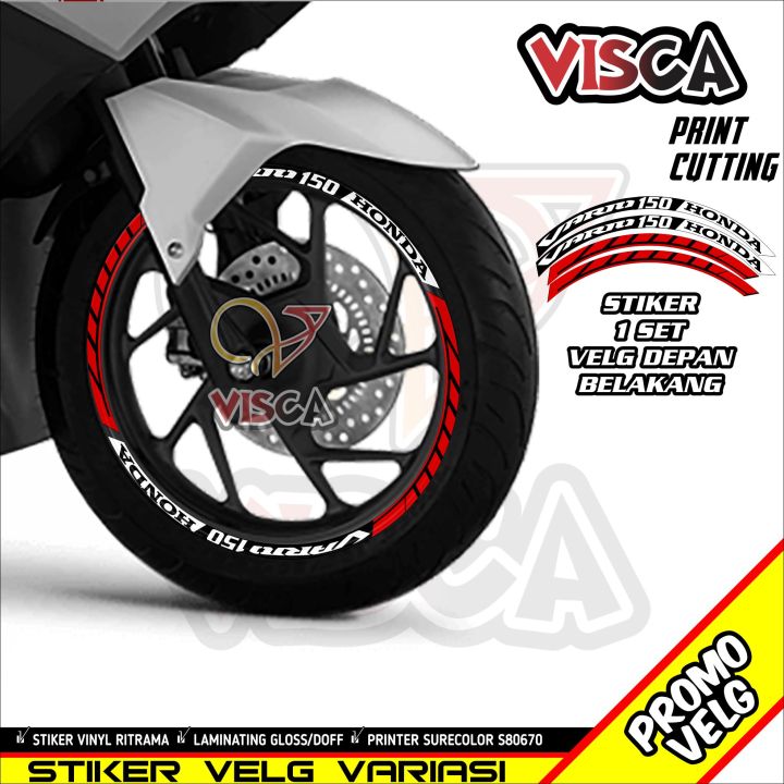 Stiker Velg List Velg Motor Stiker Velg Vario 150 Hitech 2 | Lazada ...