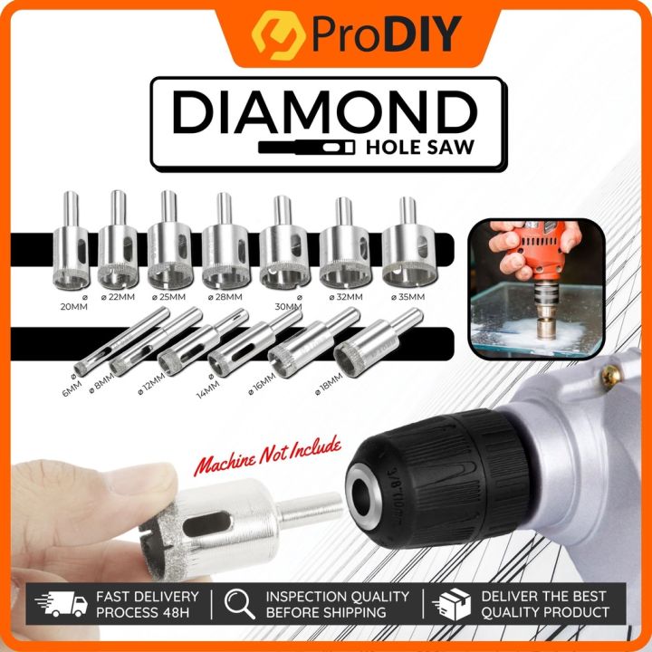 Diamond Hole Saw Drill Bit Hollow Core Extractor Sharpener Remover ...