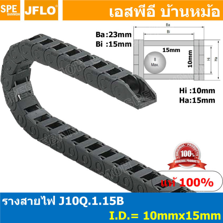 [ 1เมตร + ชุดยึดหัวท้าย ] J10Q.1.15B + J10Q.1.15B-XJT รางกระดูกงูสายไฟ ...