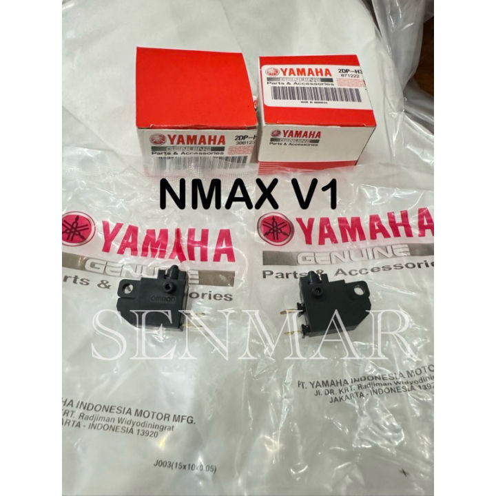 NMAX V1 FRONT STOP LIGHT SWITCH ASSY / BRAKE LIGHT GENUINE YAMAHA STOCK ...