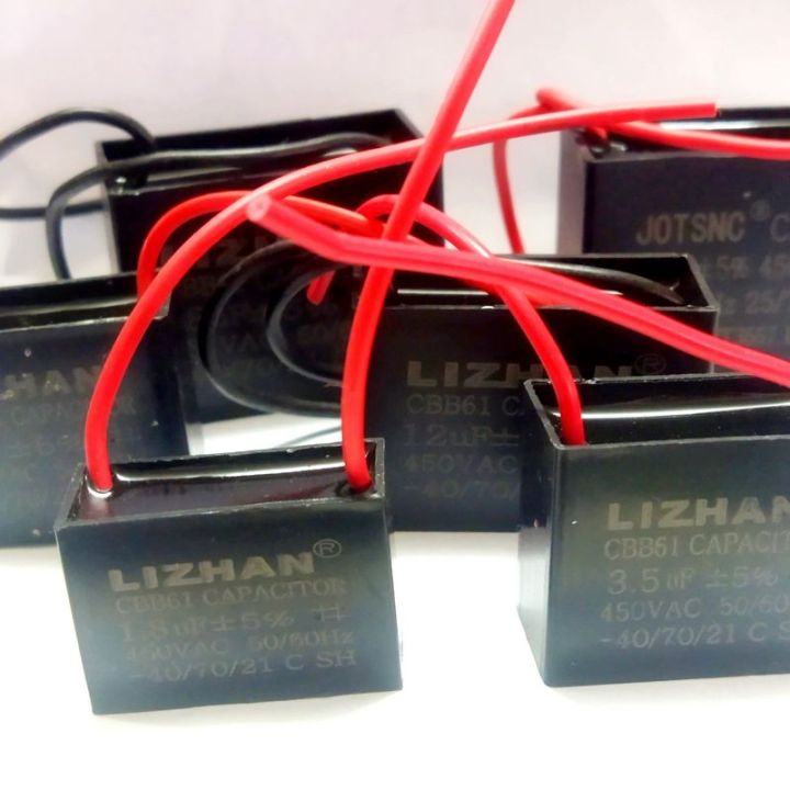 CBB61 14uF 450VAC 50/60Hz 0.8 1 1.2 1.5 1.8 2 2.2 2.5 2.8 3 3.5 4 4.5 5 ...