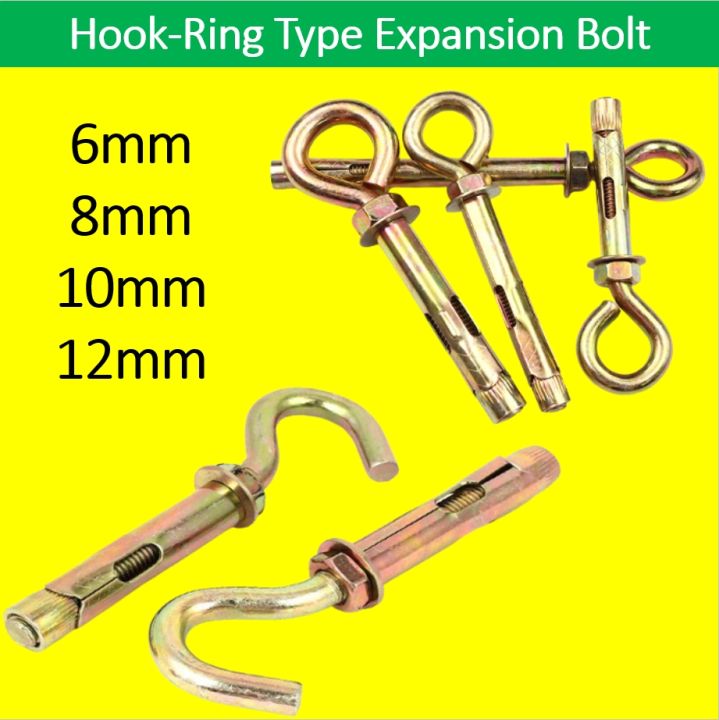 Mago Lifting Machinery Hook Type And Ring Type Expansion Bolt 10mm ...