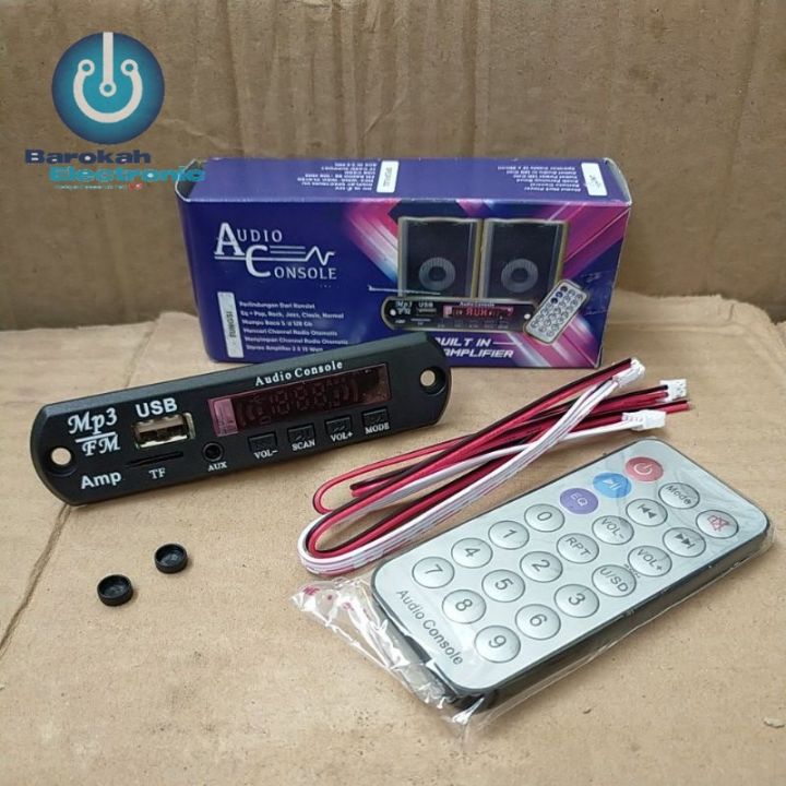 KIT MP3 BLUETOOTH + AMPLIFIER 2X15 WATT (LANGSUNG SPEAKER 6-10INCH ...