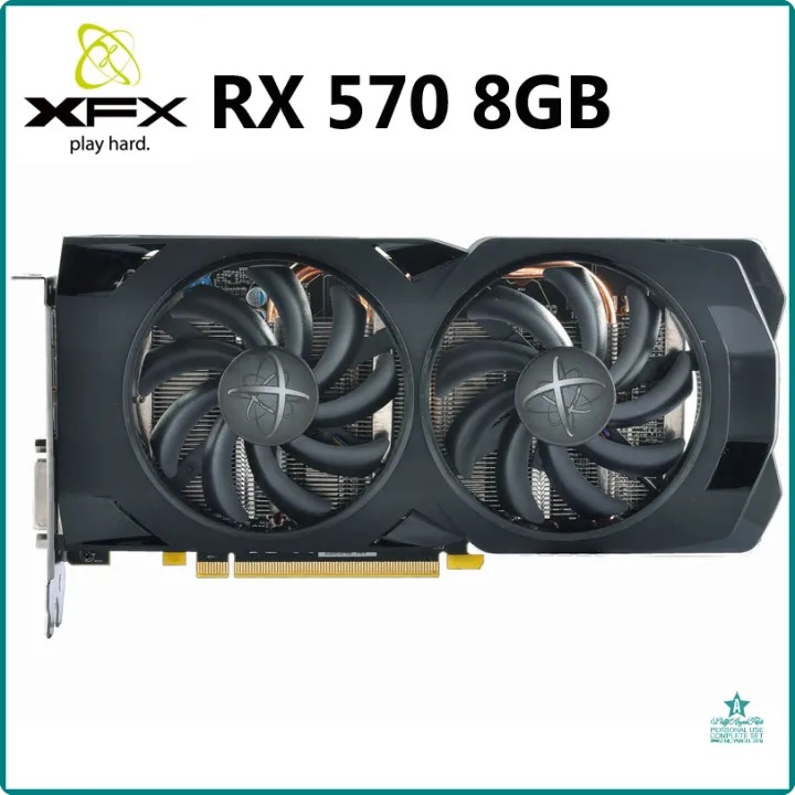 [op033] XFX RX 570 8GB 256Bit GDDR5 Graphics Cards RX570-8GB Video Card ...