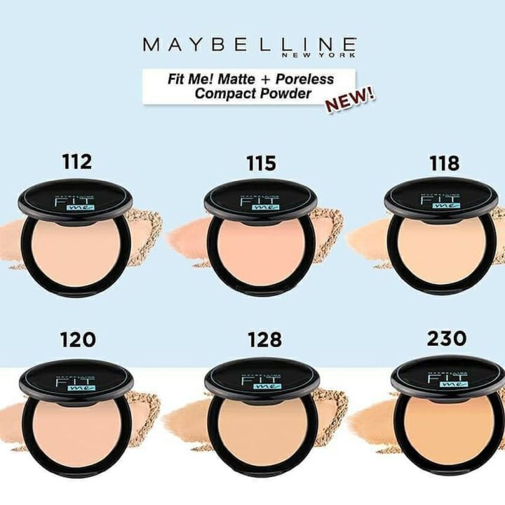 MAYBELLINE NEW YORK FIT ME MATTE + PORELESS 16H OIL CONTROL POWDER SPF ...