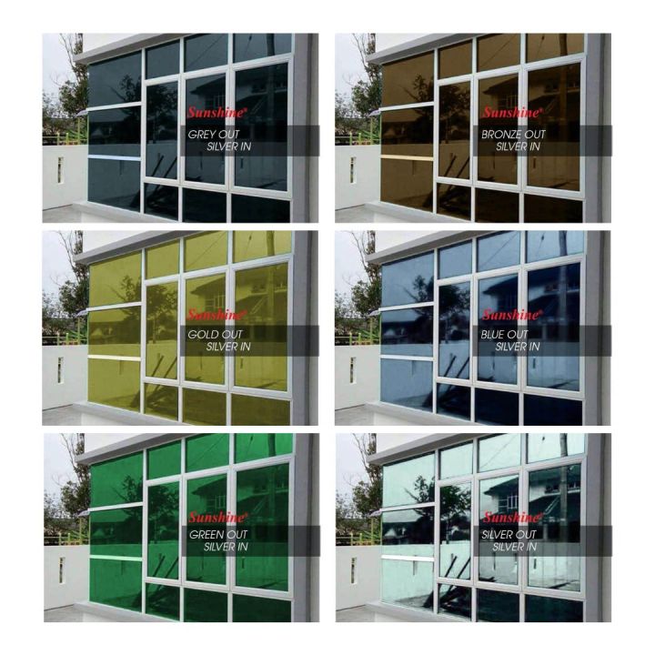 House Tinted Film / Tinted Film Rumah, Color Reflective Tinted Film ...
