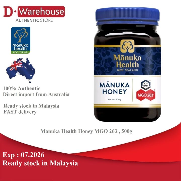 MANUKA HEALTH Manuka Honey MGO 263 500g | Lazada