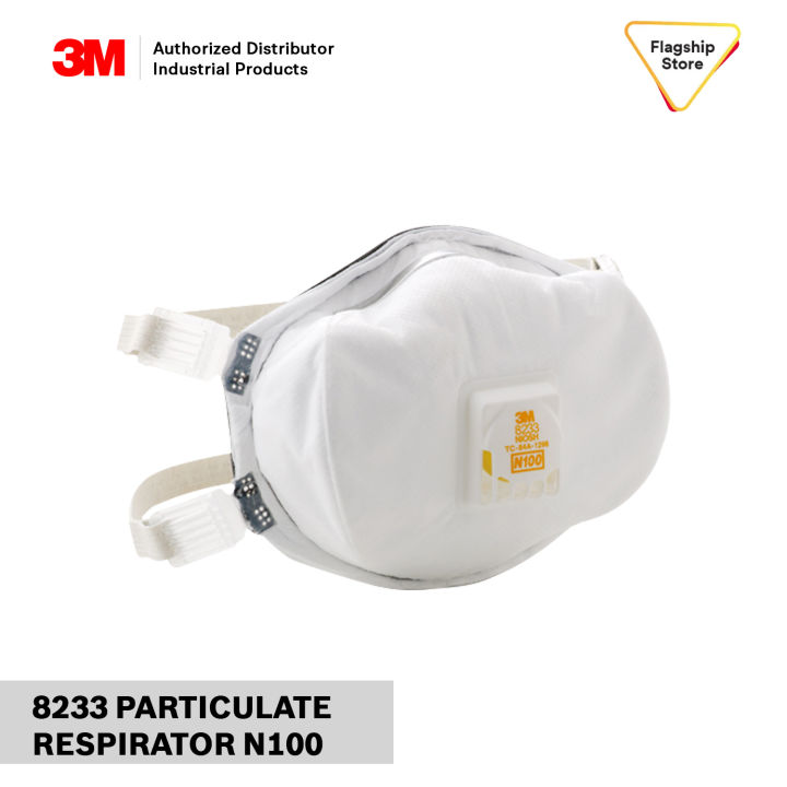 3M 8233 PARTICULATE RESPIRATOR N100 1PC | Lazada PH
