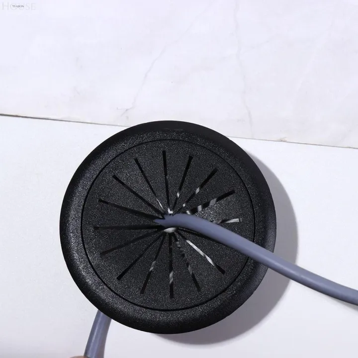 MAREING Round Wire Hole Covers Grommet Plastic Dustproof Desk Cord ...