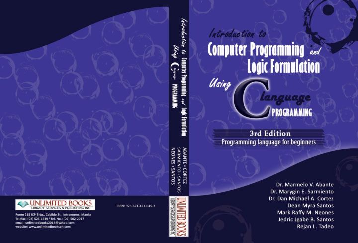 Introduction To Computer Programming And Logic Formulation Using C Language Programming 3rd