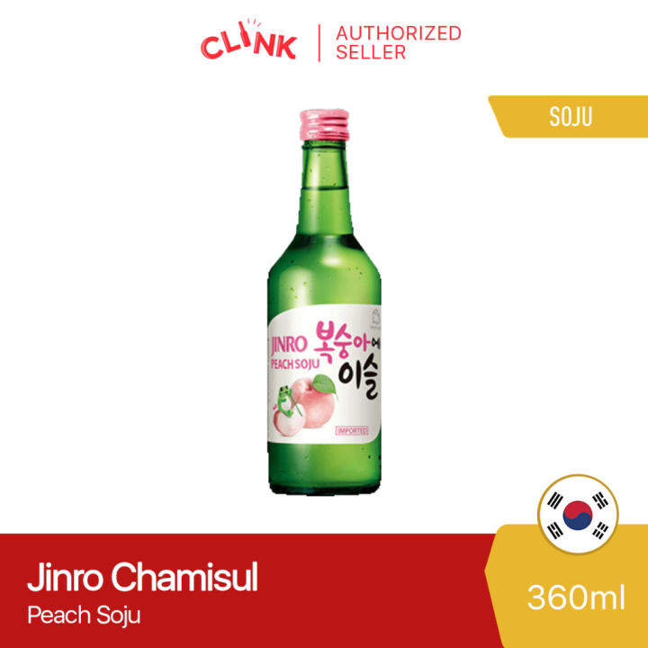 COD Jinro Peach Soju 360ml | Lazada PH
