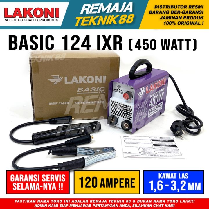 Mesin Las Inverter Lakoni Basic 123ix Tapi 124IX Travo Las 450Watt Termurah Trafo Las 450 Watt ...