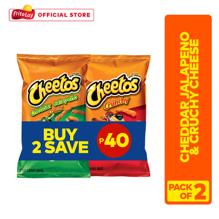 Cheetos Crunchy Cheese 8oz & Cheetos Cheddar Jalapeno 8oz (Buy 2 Save ...