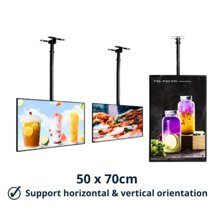 LED Menu Ad Board Backlit LED A2 A3 Poster Frame Stadium Fast Food ...