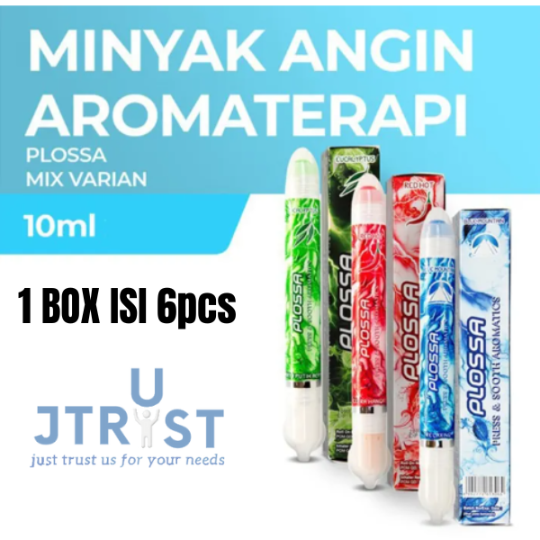 PLOSSA Minyak Angin 10ml ROLL ON 1 BOX ISI 6pcs | Lazada Indonesia