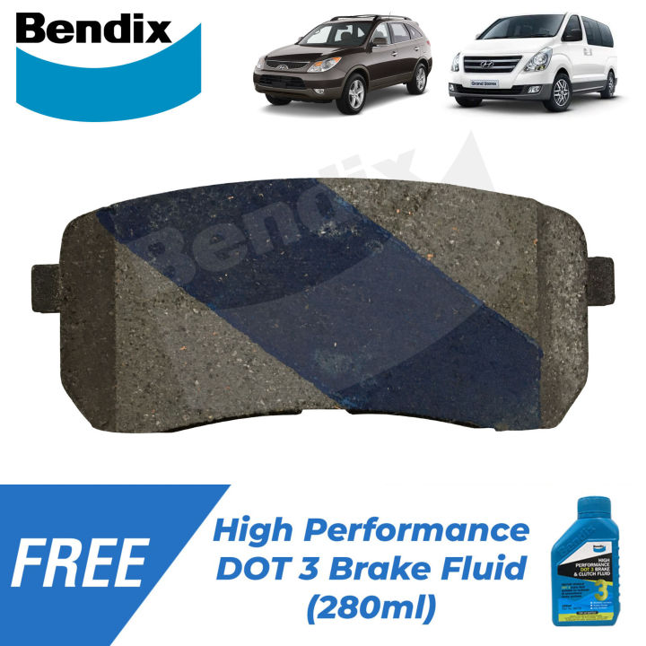 Bendix Brake Pads GCT DB1957 Rear Set for Hyundai Grand Starex and ...