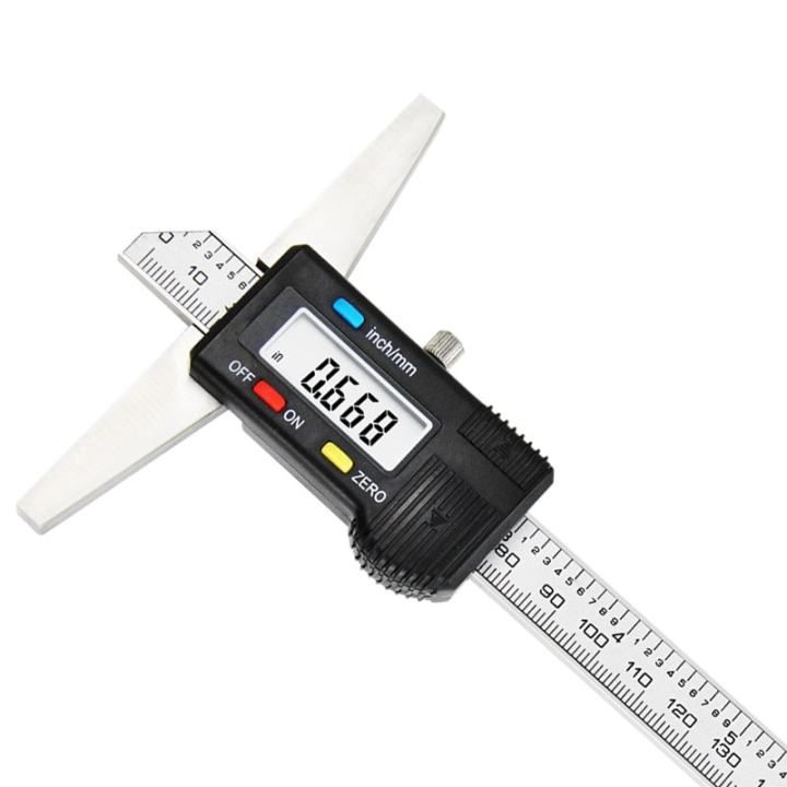 150mm 6inch Stainless Steel Digital Depth Vernier Caliper Electronic ...