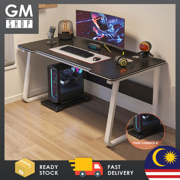 GMSHOP 100CM Computer Desktop Table Student Gamer Live Streamer Gaming ...