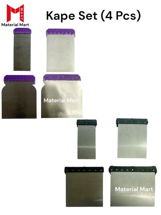 Kape Set Plastik 4PC | Scraper Set PVC Ekonomis | Kapi Set Murah ...