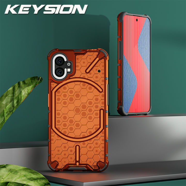 Keysion Shockproof Armor Case For Nothing Phone 2 1 Soft Silicone Pc