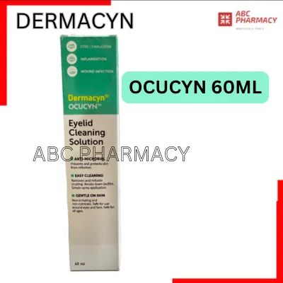 DERMACYN Ocucyn Eyelid Cleaning Solution 60ml (EXP01/26) | Lazada
