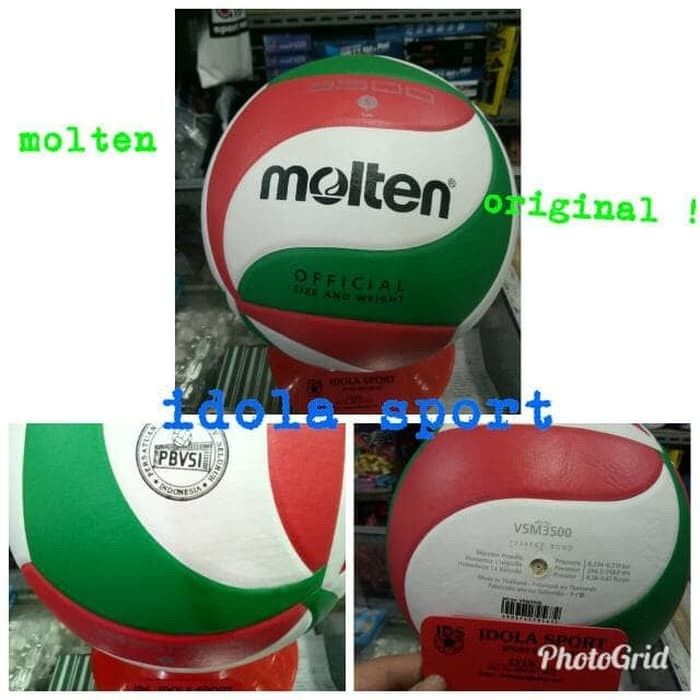 BOLA VOLLEY MOLTEN 3500 /V5M3500 OFFICIAL | Lazada Indonesia