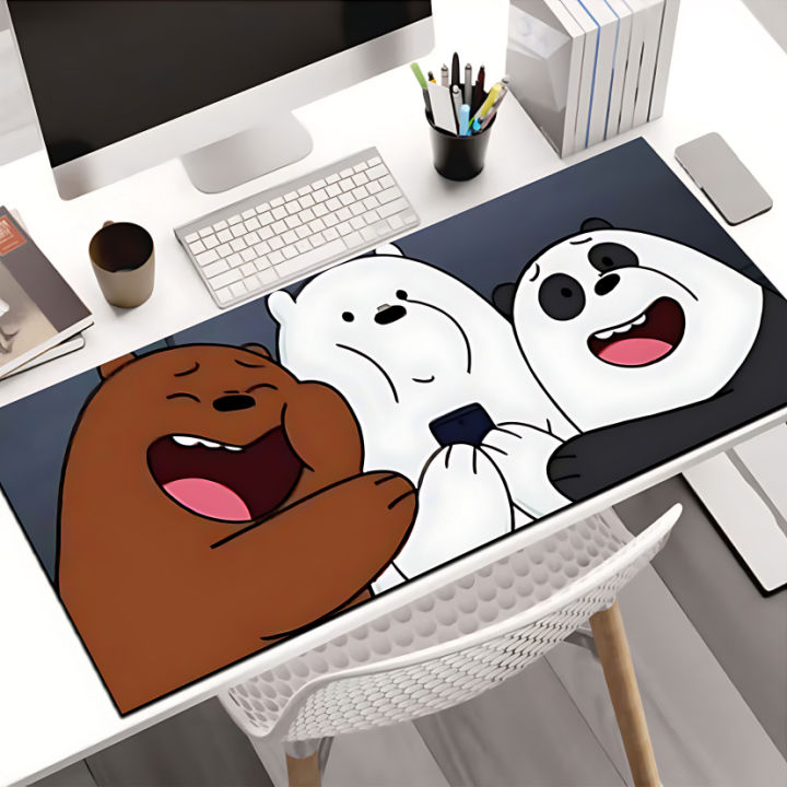 Animal Panda Mouse Pad Large Cute Computer Mouse Pad Gaming Keyboard ...